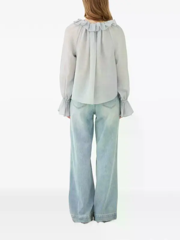 ELEH Belt-loop Wide-leg Jeans