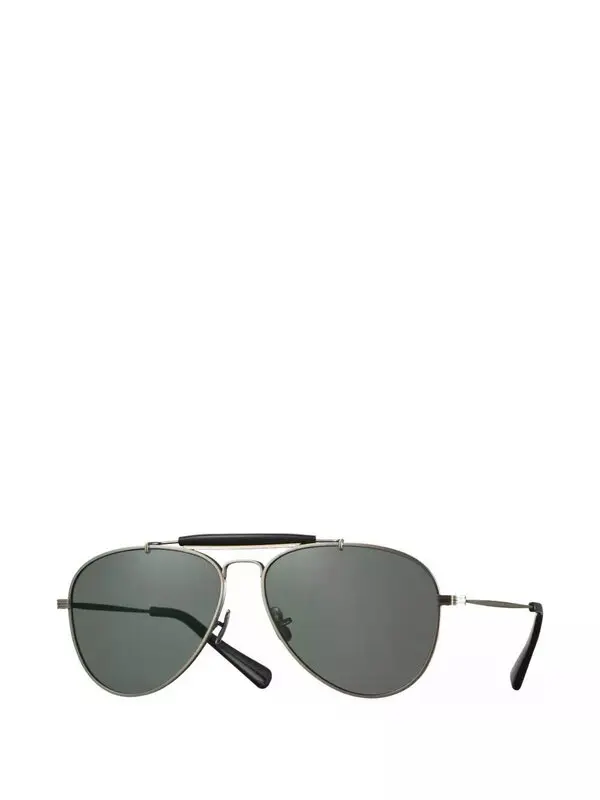 EYEVAN 7285 Astro Pilot-frame Sunglasses - Silver