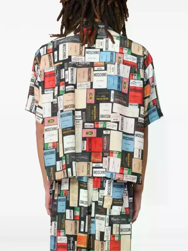 Moschino Printed Silk Shirt