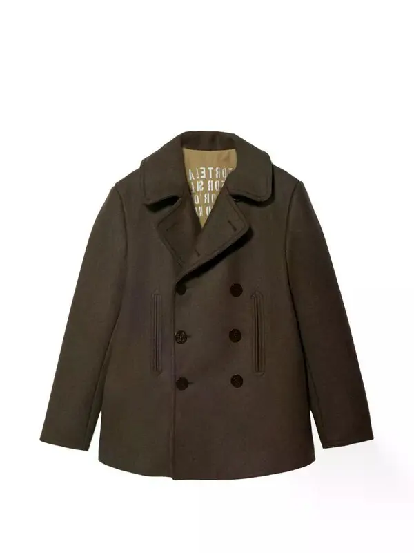 FORTELA Double-breasted Wool Coat