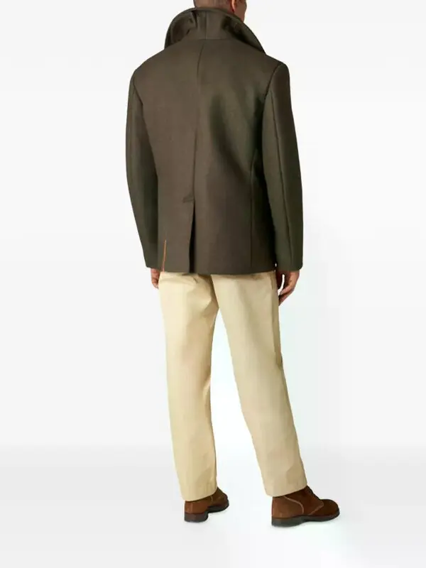 FORTELA Double-breasted Wool Coat