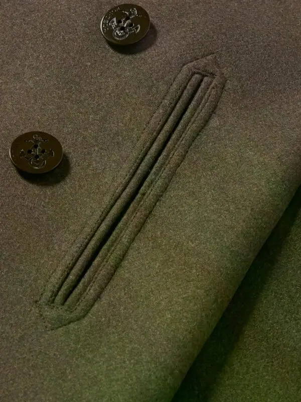 FORTELA Double-breasted Wool Coat