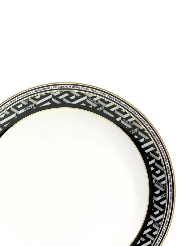 Versace La Greca Signature Porcelain Plate