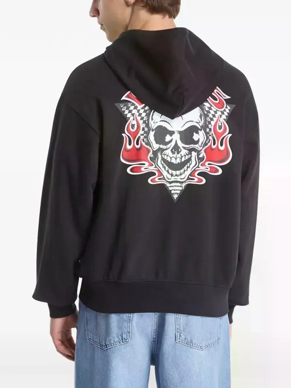 VANS Blaze Head Graphic-print Zip-up Hoodie