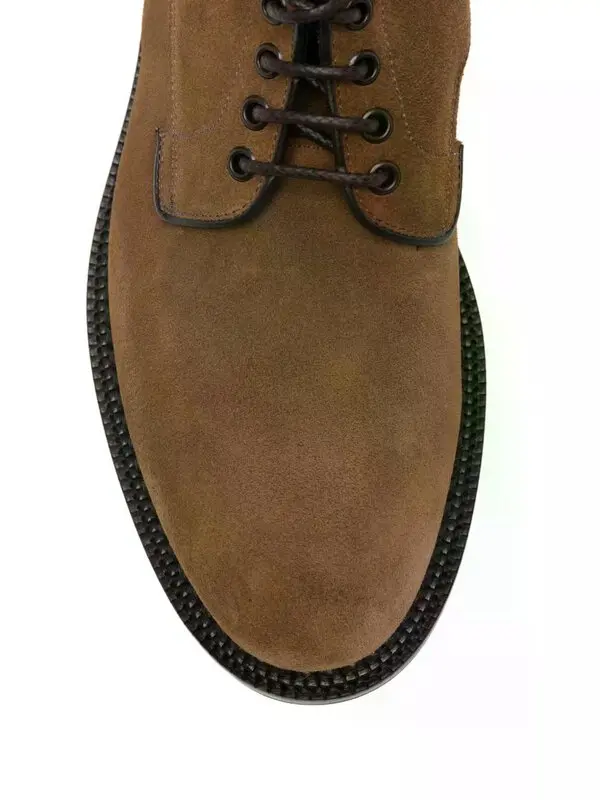 CENERE GB Lace-up Suede Ankle Boots