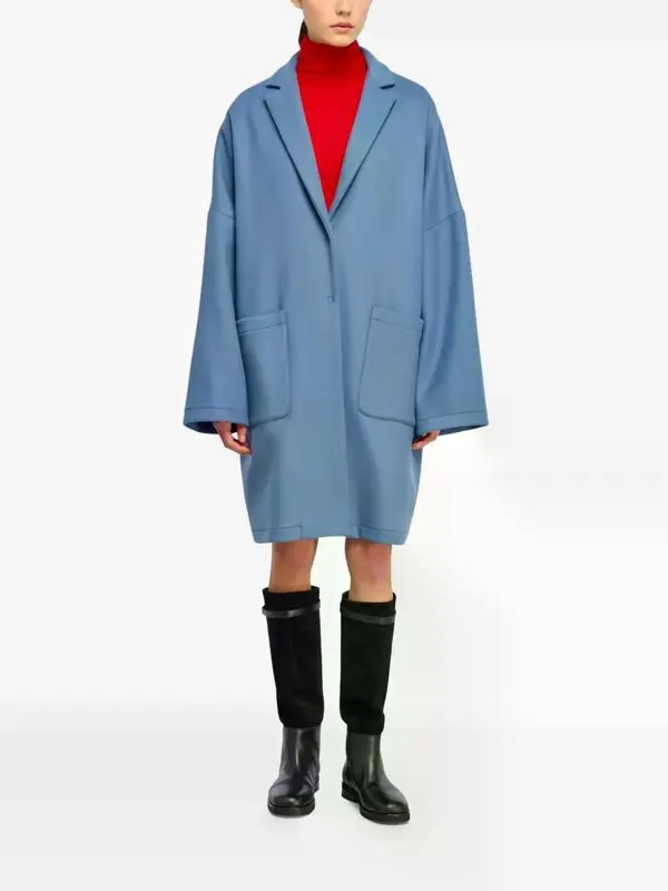 SEMICOUTURE Sigmund-lapels Patch-pockets Coat