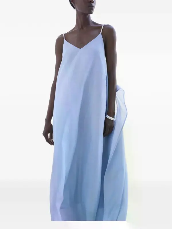 ELEH Rope-strap Flared Maxi Dress