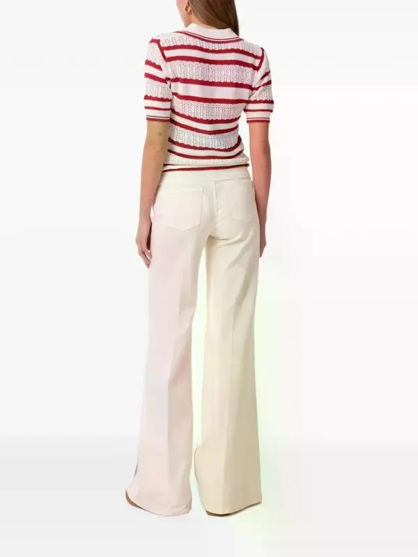 GAELLE PARIS Zip-fastening Flared Jeans