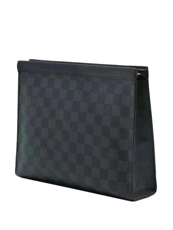 LOUIS VUITTON 2019 Damier Graphite Pochette Voyage Mm Clutch Bag