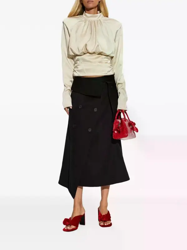ROTATE BY BIRGER CHRISTENSEN Velvet Floral-detail Mules