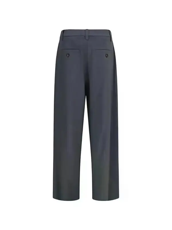 Brunello Cucinelli Monili-detail Tailored Trousers - Grey