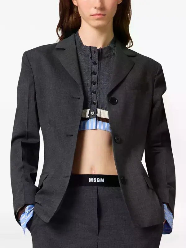 MSGM Single-breasted Blazer
