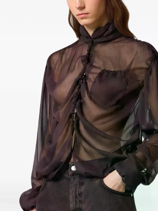 MSGM Ruffled Shirt