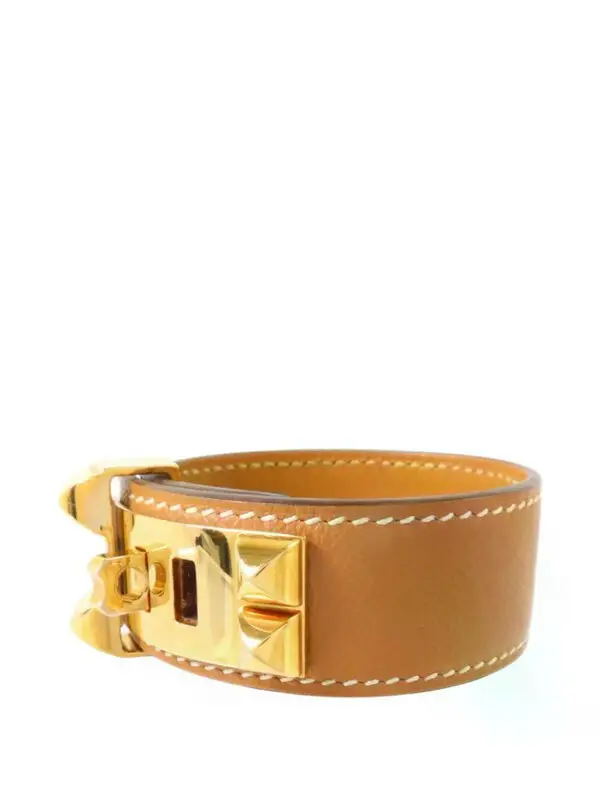 Hermès 2019 Collier De Chien Leather Bracelet