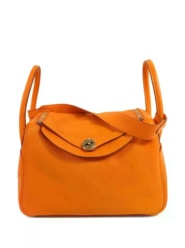 Hermès 30 Lindy Shoulder Bag - Orange
