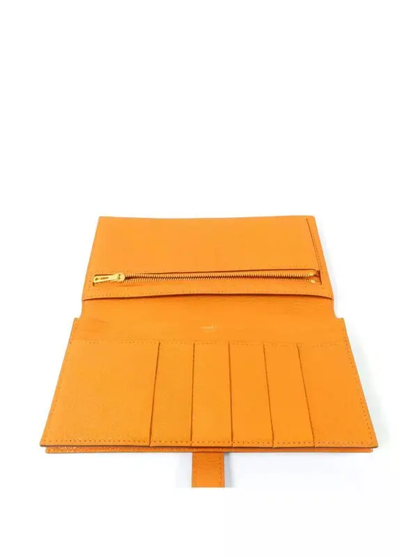 Hermès 2022's Bearn Long Wallet - Orange