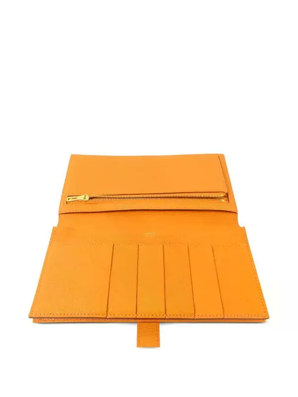 Hermès 2022's Bearn Long Wallet - Orange
