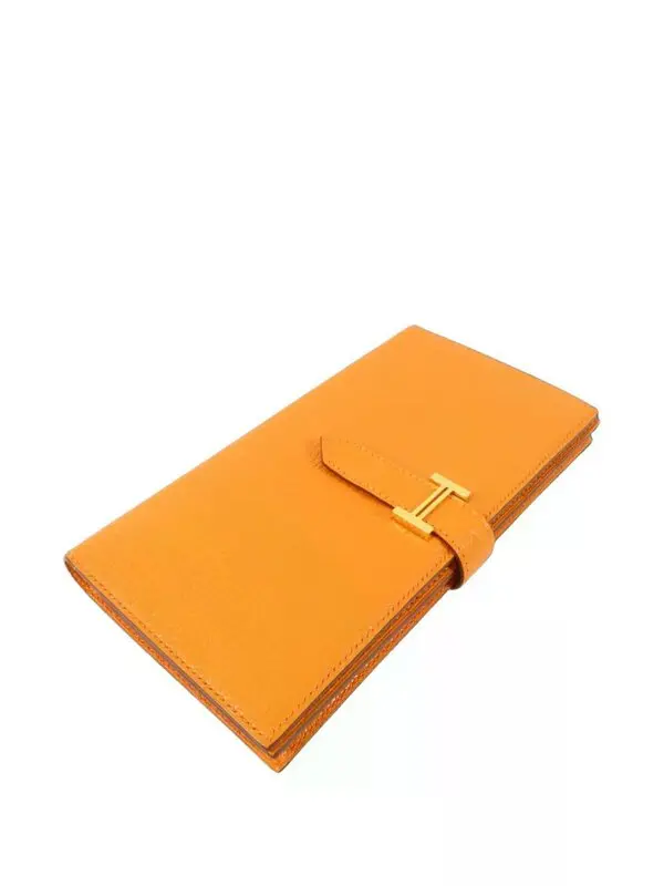 Hermès 2022's Bearn Long Wallet - Orange