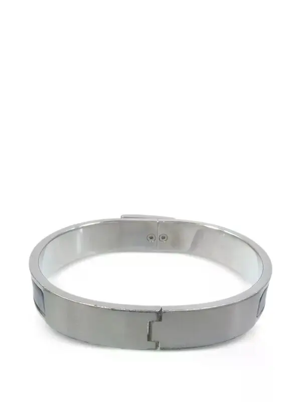 Hermès Jet Enamel Bracelet - Silver