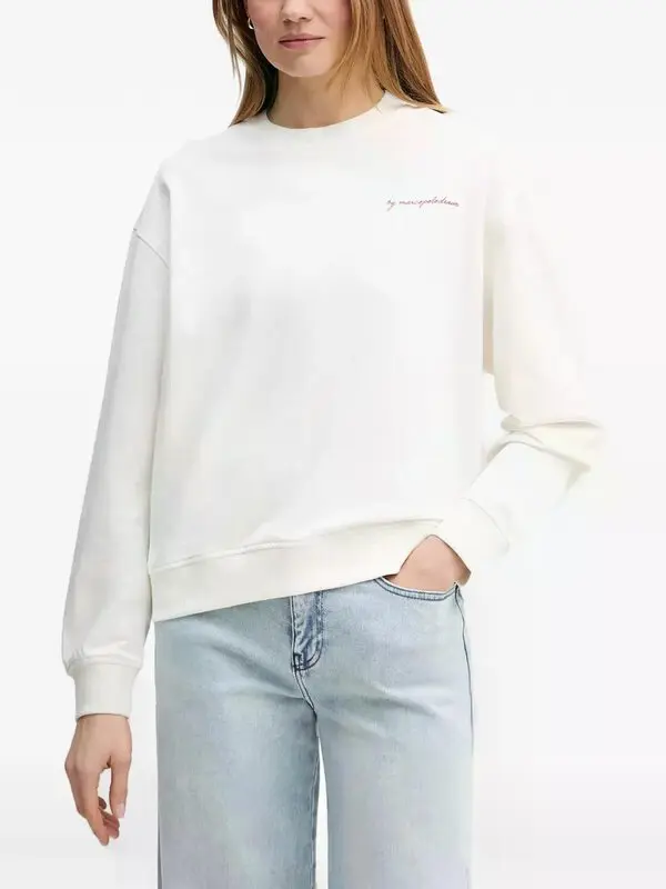Marc O'polo Pineapple-print Logo-embroidered Sweatshirt