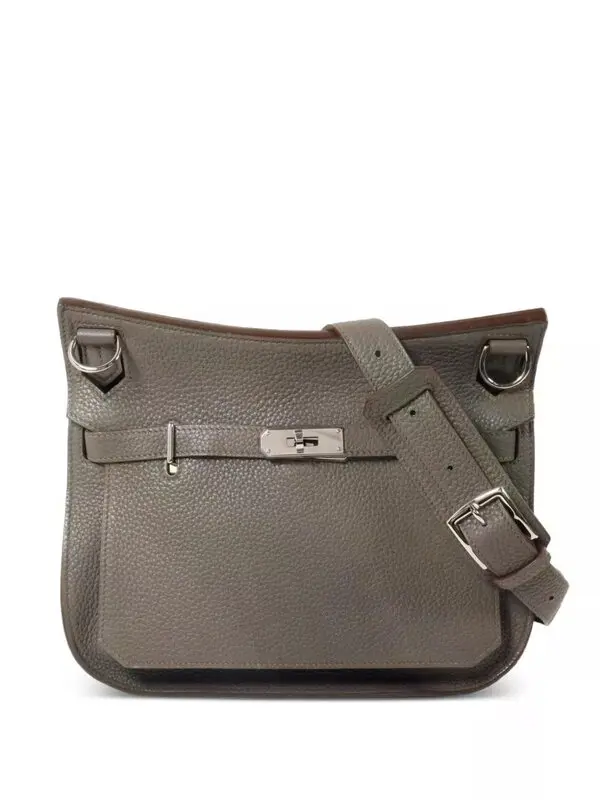 Hermès 2011 28 Jypsiere Togo Shoulder Bag - Grey