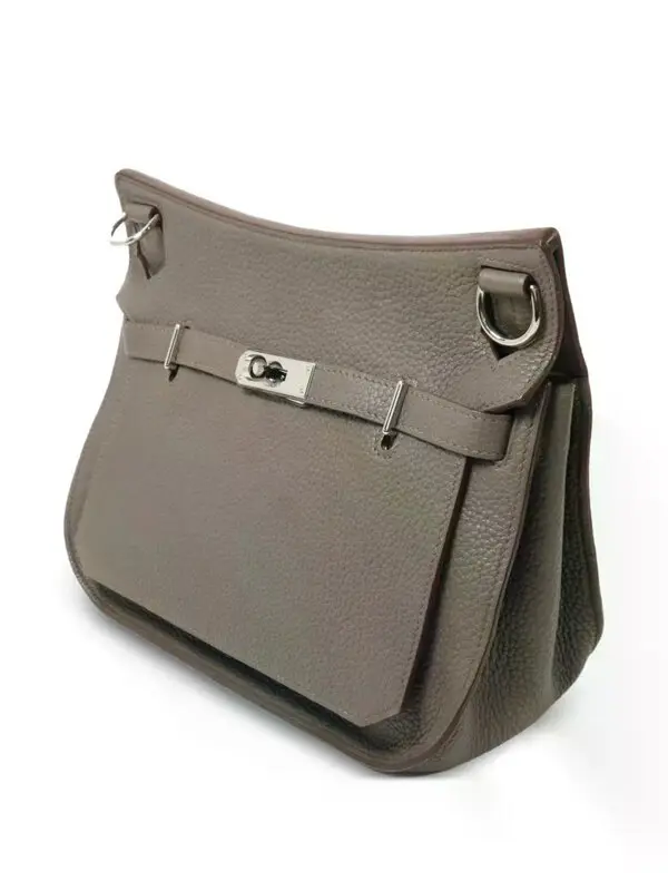 Hermès 2011 28 Jypsiere Togo Shoulder Bag - Grey