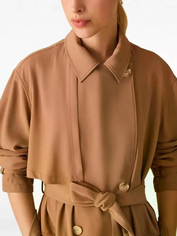 PENNYBLACK Belted Double-breasted Trench Coat