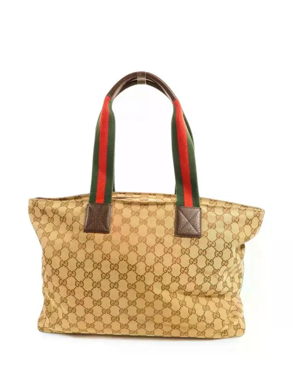 Gucci Gg Supreme Web Tote Bag