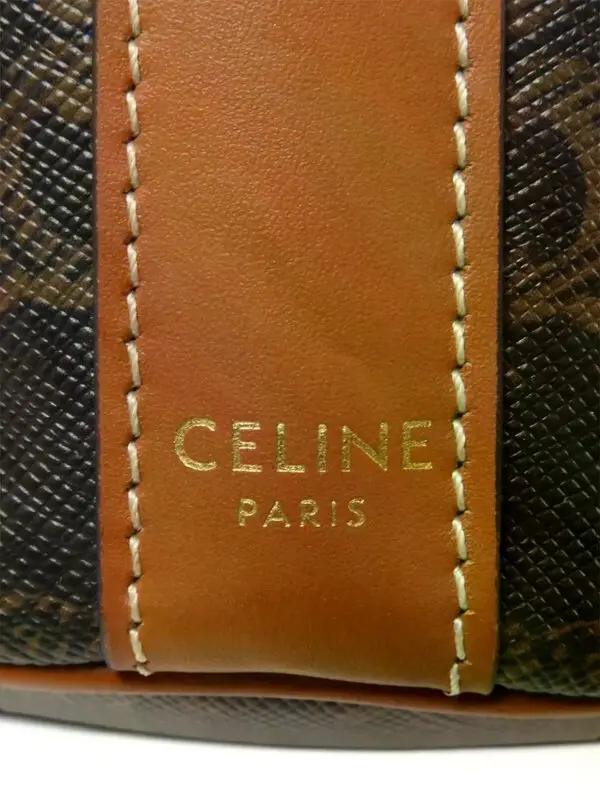 Celine Small Triomphe-canvas Drawstring Bucket Bag