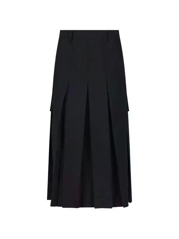 MAISON MARGIELA Pleated Midi Skirt