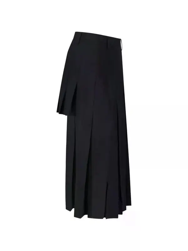 MAISON MARGIELA Pleated Midi Skirt