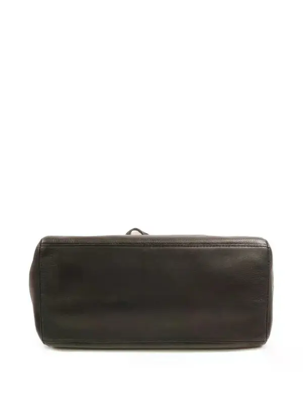 Marc Jacobs Logo Leather Tote Bag