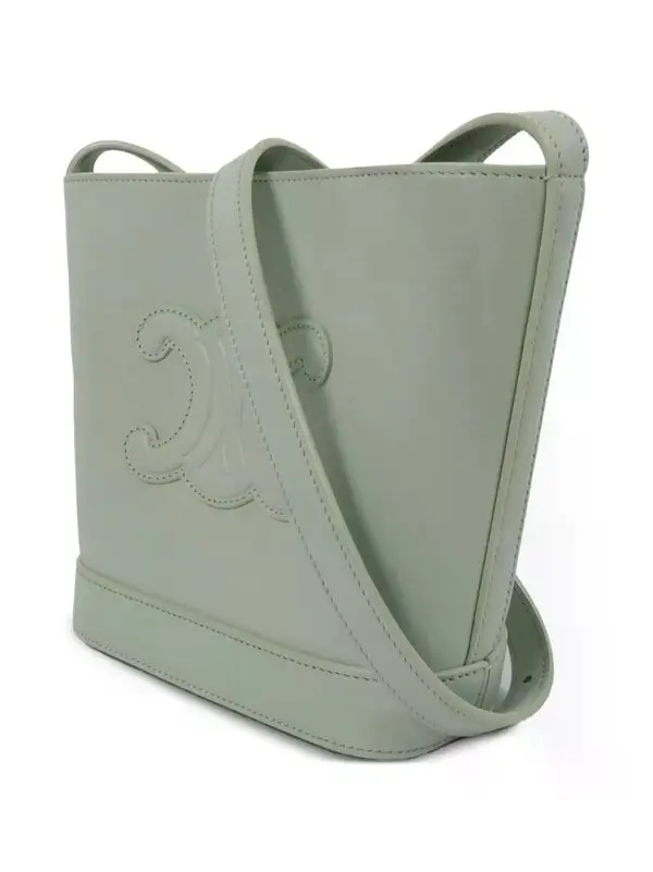 Celine Cuir Triomphe Shoulder Bag - Green