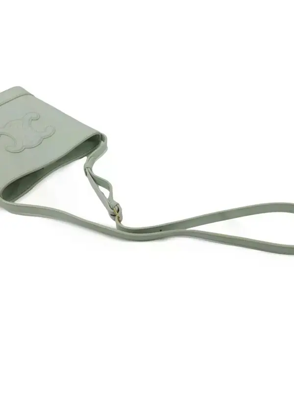 Celine Cuir Triomphe Shoulder Bag - Green