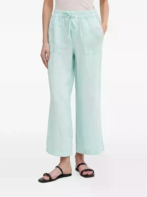 MARC AUREL Drawstring Wide-leg Trousers