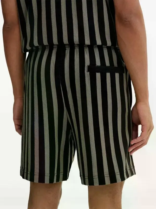 Marc O'polo Vertical-stripe Waffle-knit Shorts