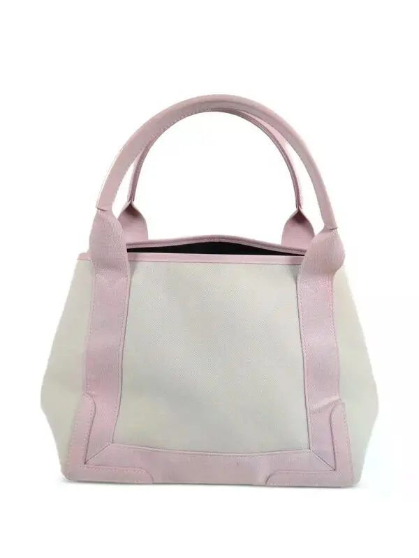 Balenciaga Navy Cabas Shoulder Bag - Neutrals