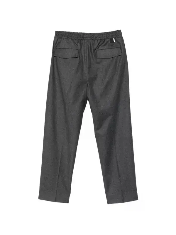 LOW BRAND Tokio Elasticated-waistband Pressed-crease Trousers
