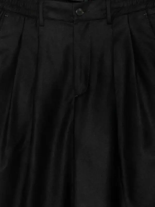 LOW BRAND Zen Pleated Elasticated-waistband Trousers