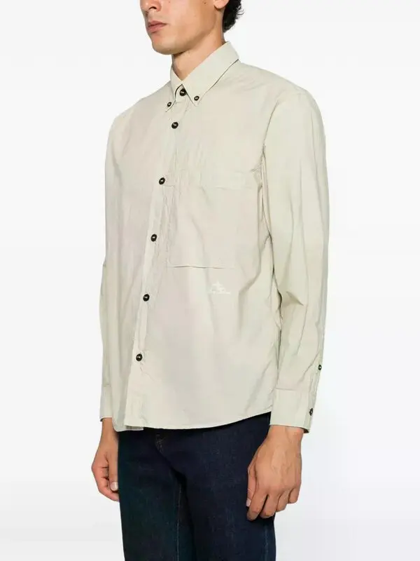 Stone Island Button-down Chest-pocket Shirt