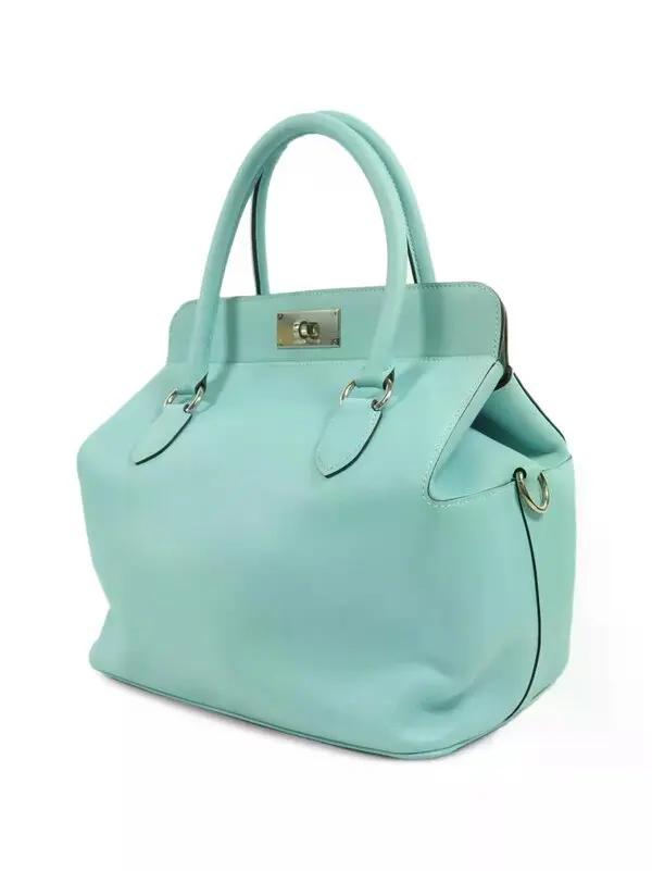 Hermès 2015 26 Toolbox Tote Bag - Blue