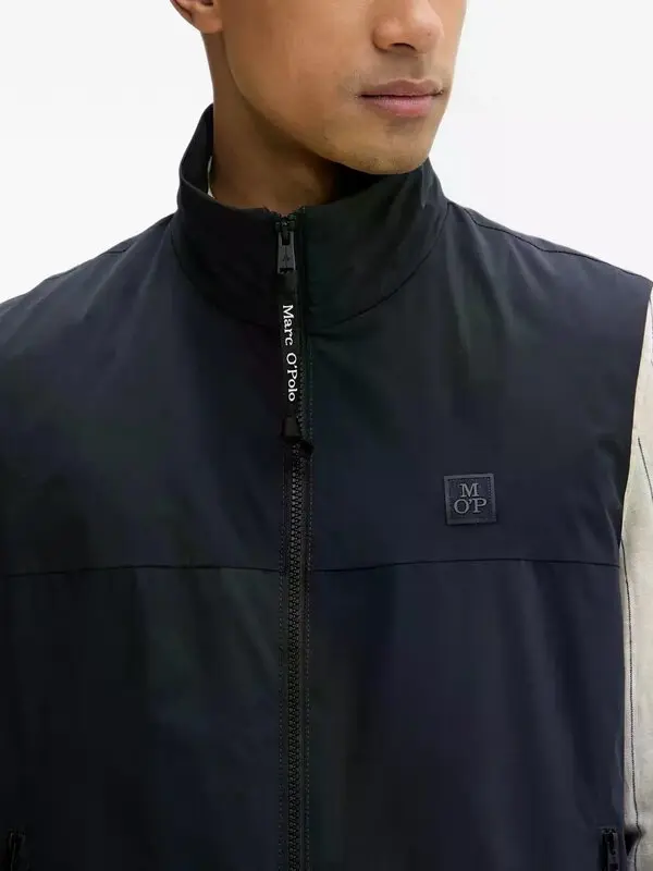 Marc O'polo Logo-patch Zip-up Gilet