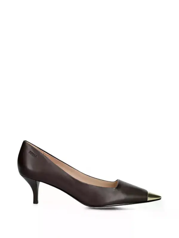 Furla Metal-tip Leather Pumps - Brown