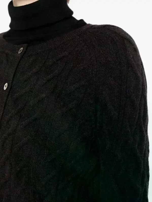 N.peal Myla Cable-knit Cardigan
