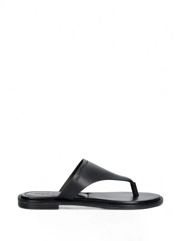 Marc O'polo Logo-debossed Leather Sandals