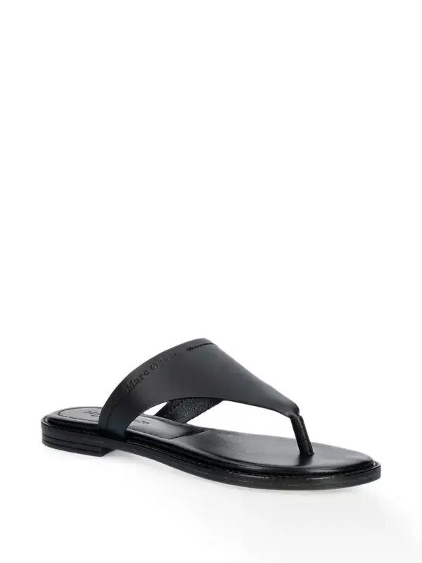Marc O'polo Logo-debossed Leather Sandals