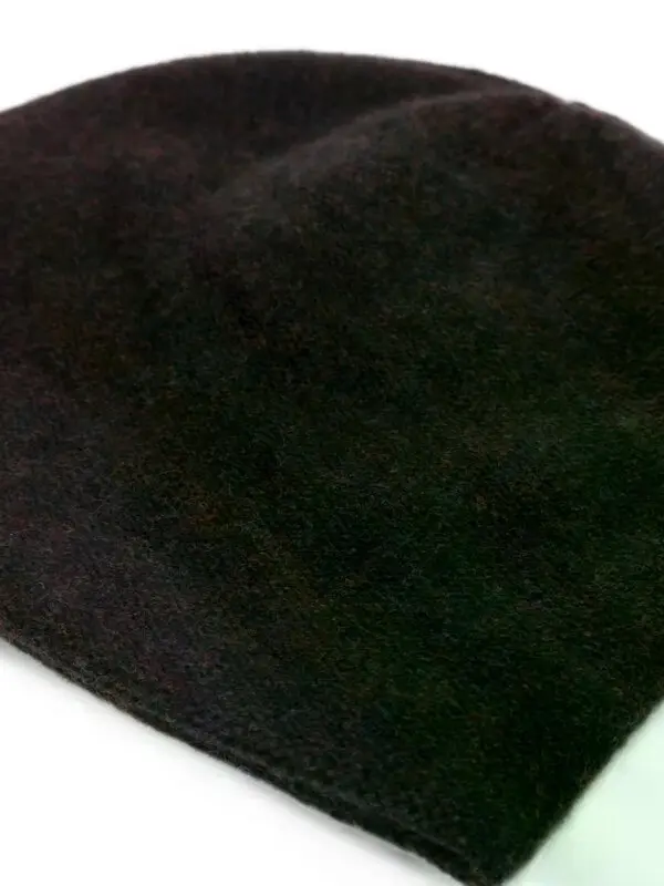 N.peal Double-layer Beanie Hat - Black
