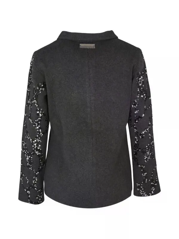 IZAAK AZANEI Sequin-embellished Shirt