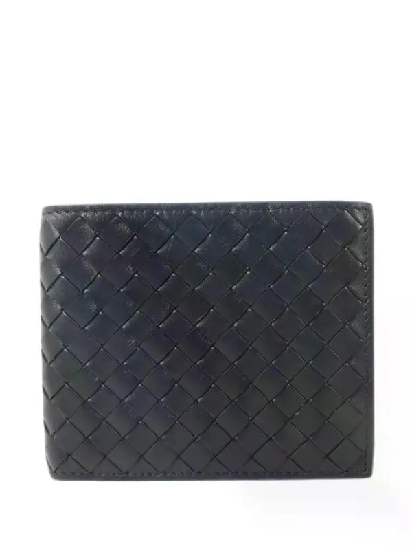 Bottega Veneta Intrecciato Bifold Wallet - Black