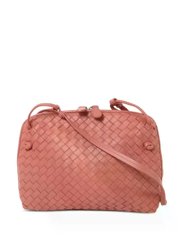 Bottega Veneta Intrecciato Shoulder Bag - Pink